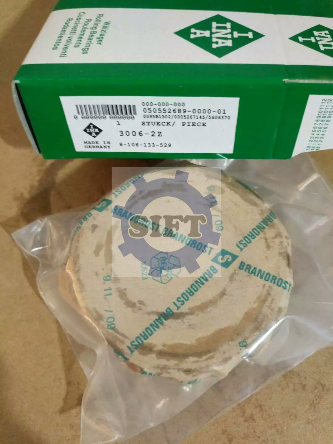 INA 3006-2Z Angular Contact Ball Bearing